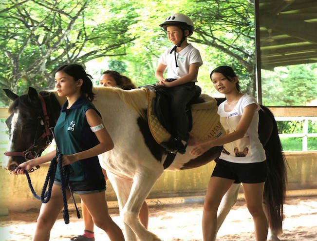 Riding for the Disabled Association Singapore Open House - HoneyKids Asia